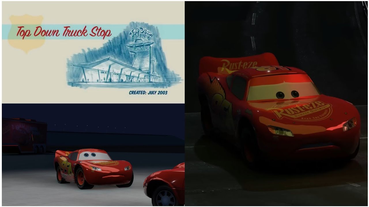 Cars 2006 Disney Pixar/ Top Down Truck Stop (deleted scene/ episode 1 ...