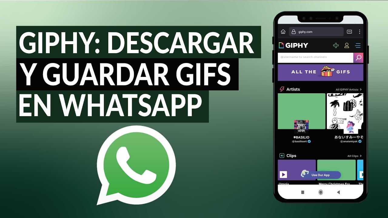 GIPHY: Descargar y Guardar GIFs en WhatsApp – Imágenes Animadas - YouTube