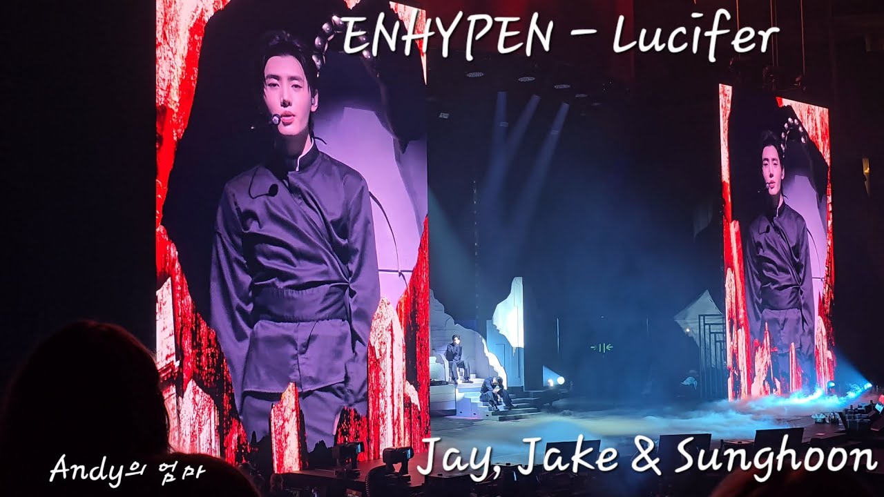[4K] Lucifer - ENHYPEN Jay, Jake & Sunghoon at UBS Arena, NY - YouTube