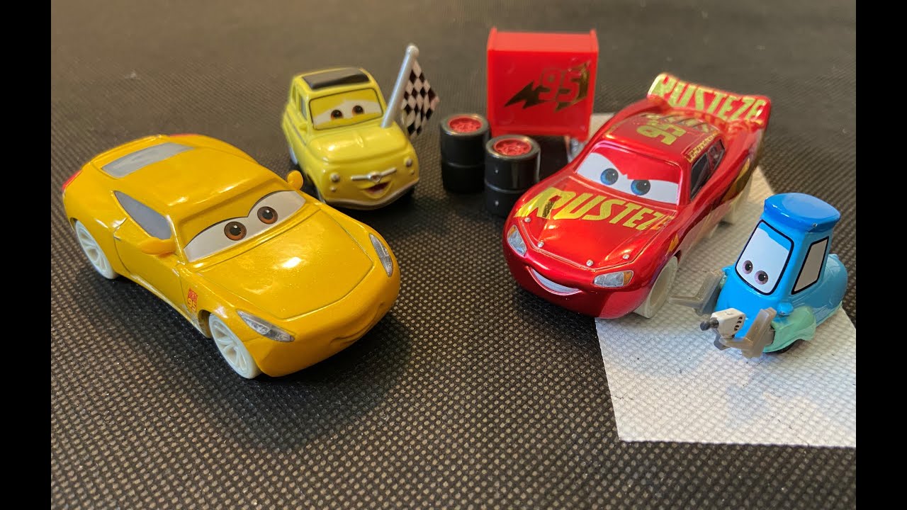 DISNEY PIXAR CARS 3 FIREBALL BEACH RACE 4-PACK - YouTube