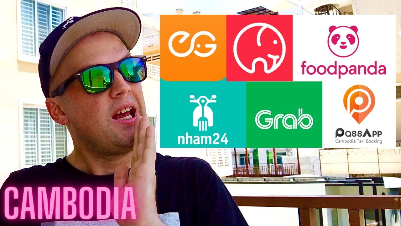 Top 6 Smartphone APPS For Life In Cambodia - Food and Transportation - YouTube