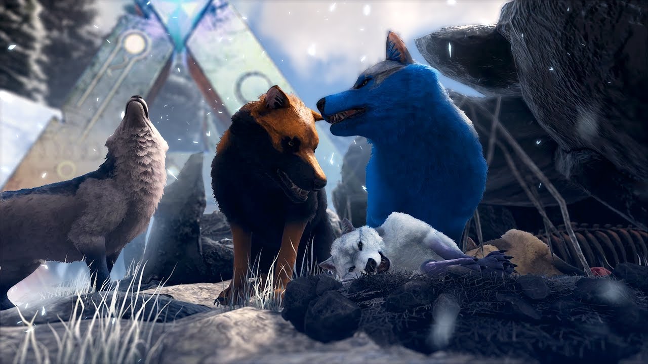 BEWARE THE RABID WOLVES & THEIR DEN - ARK Primal Survival - Play As ...