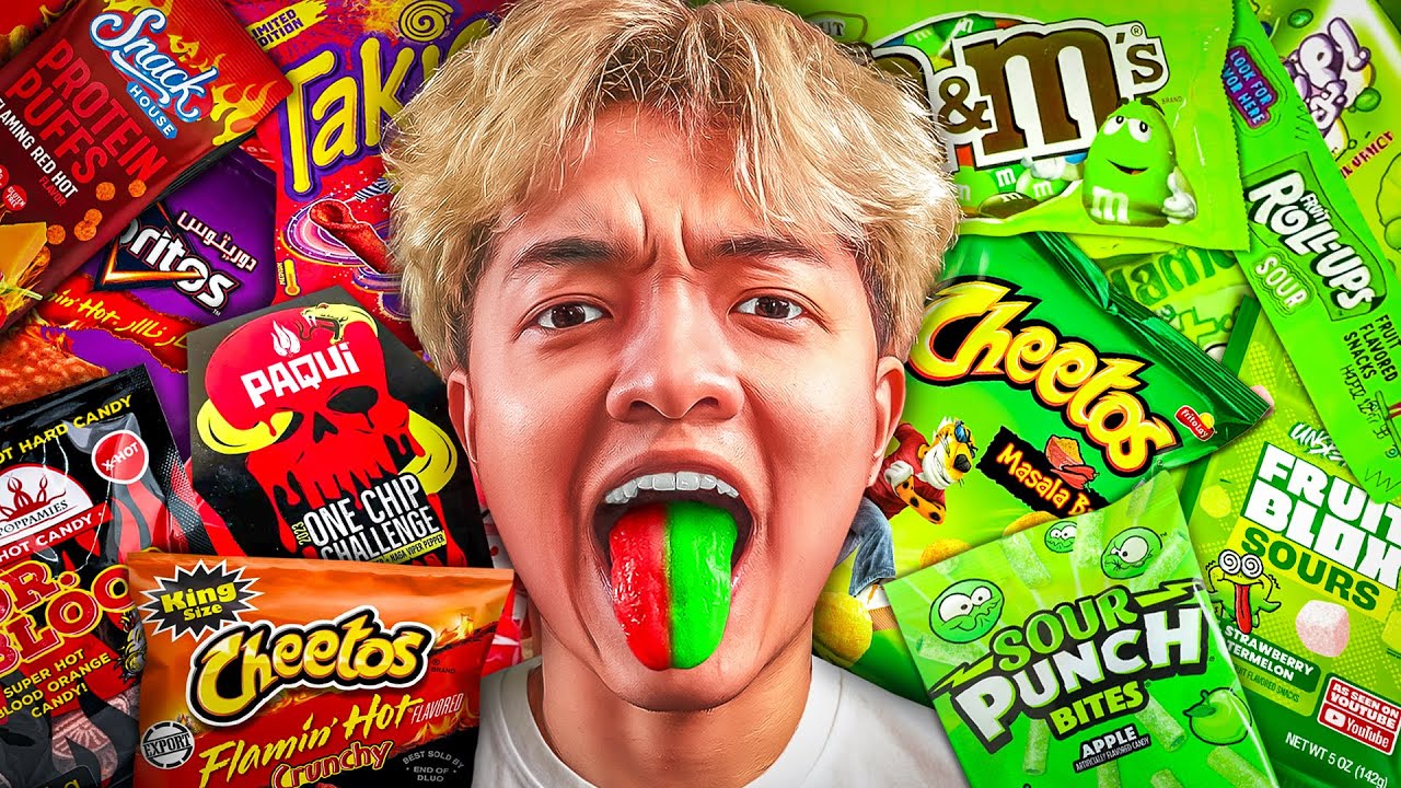 Extreme Spicy VS Sour Food Challenge! - YouTube