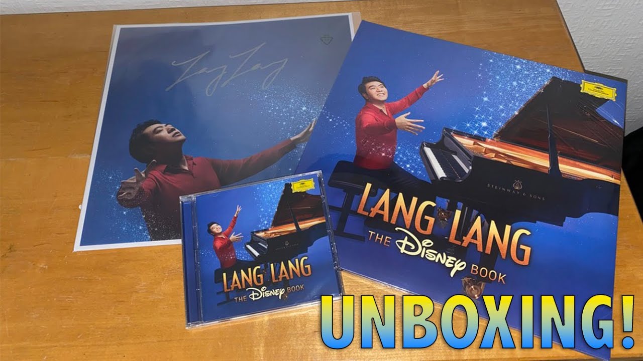 Unboxing Lang Lang's Disney Book album on CD & Vinyl! - YouTube