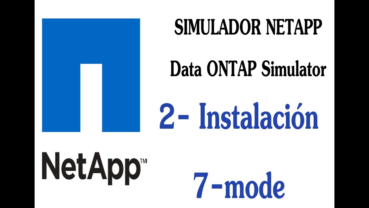 Simulador Netapp (Data ONTAP Simulator) | 2 | Instalación 7-mode - YouTube
