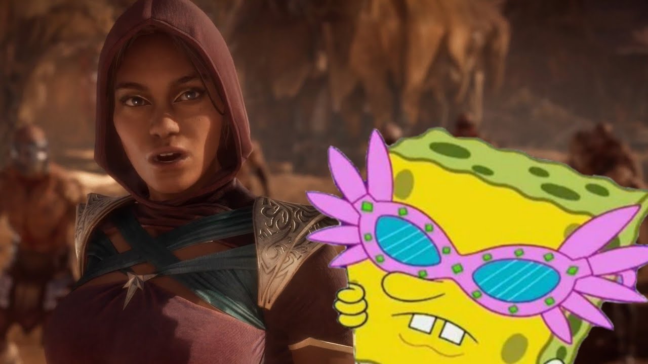 Jade runs with SpongeBob's Grass Skirt Chase song - Mortal Kombat 11 ...