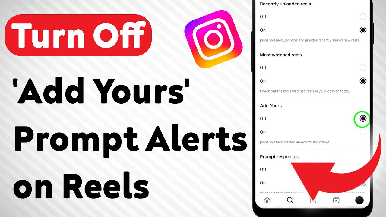 How to Turn Off 'Add Yours' Prompt Notifications on Instagram Reels ...