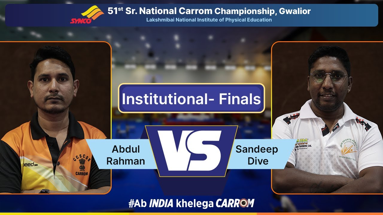 Abdul Rahman (CCSCSB) vs Sandeep Dive (JISL) | Institutional Team ...