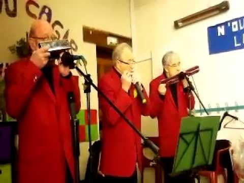 Harmonica.Trio d'harmonicas les CROOLERS,animation musicale à Couret(31 ...