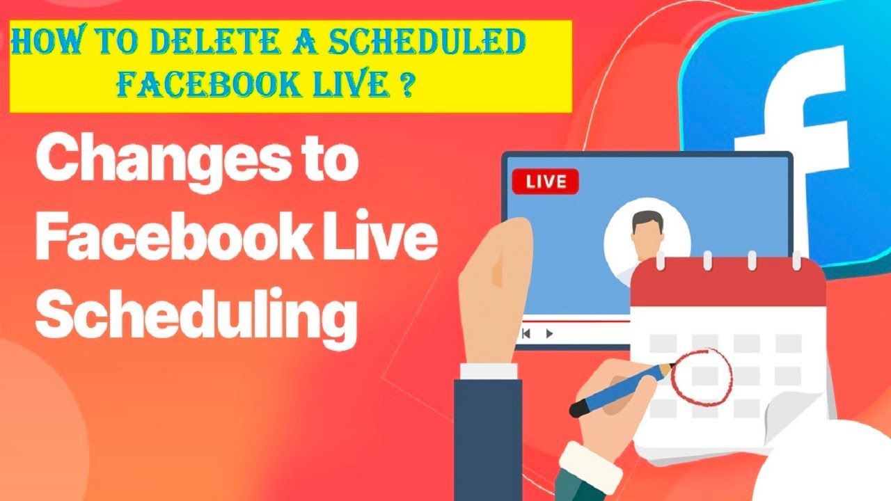 How To Delete A Scheduled Live Stream on Facebook | How To Modify ...