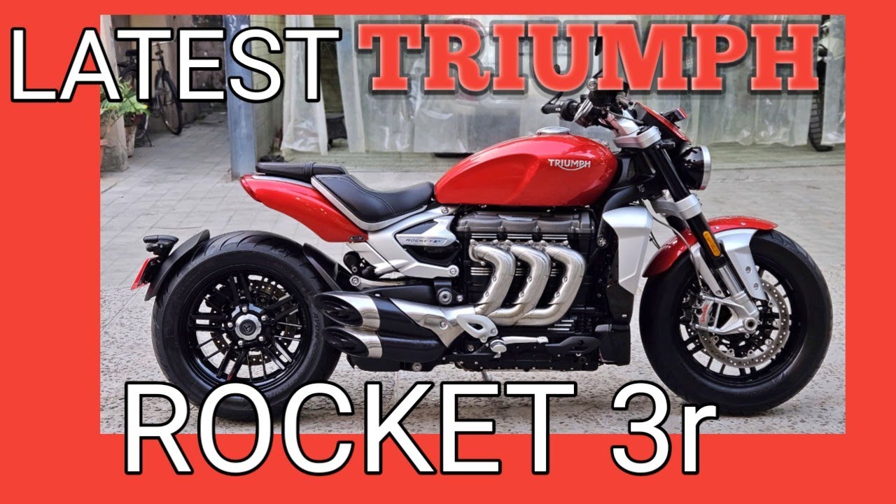 TRIUMPH ROCKET 3r || LATEST || WALK AROUND VIDEO #triumph #rocket3r ...