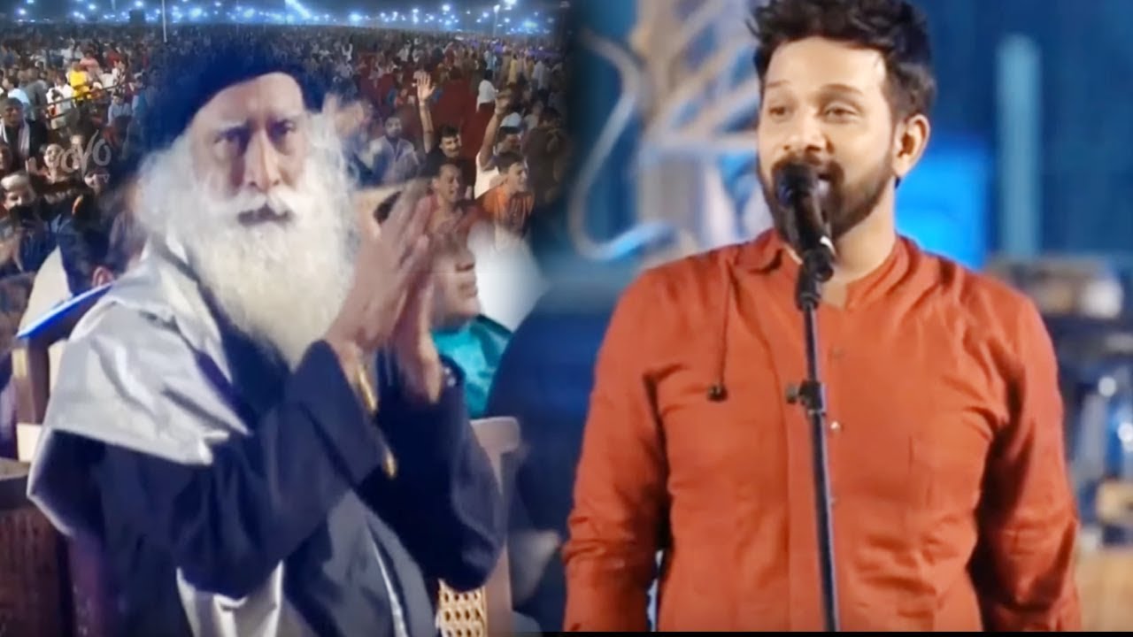 Singer Karthik Alai Alai Mervellous Performance in Sadhguru Maha ...