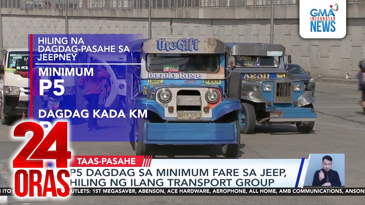 P5 dagdag sa minimum fare sa jeep, hiling ng ilang transport group | 24 ...
