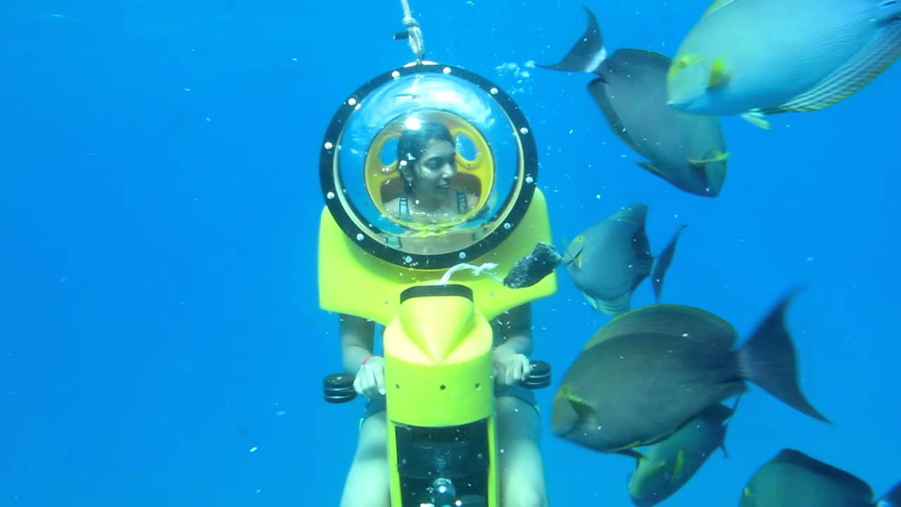 Sub scooter in Hawaii Part II - YouTube