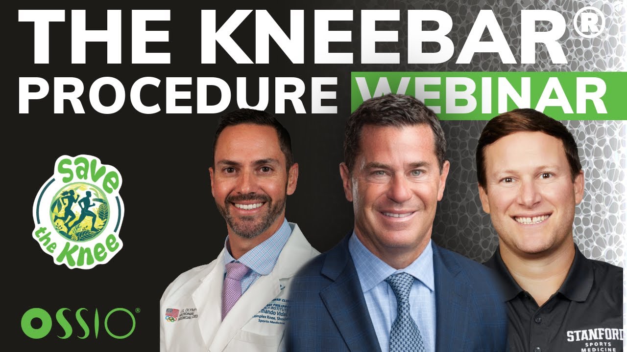 The KneebarTM Procedure Webinar with Drs. Brian Cole, MD, Armando Vidal ...