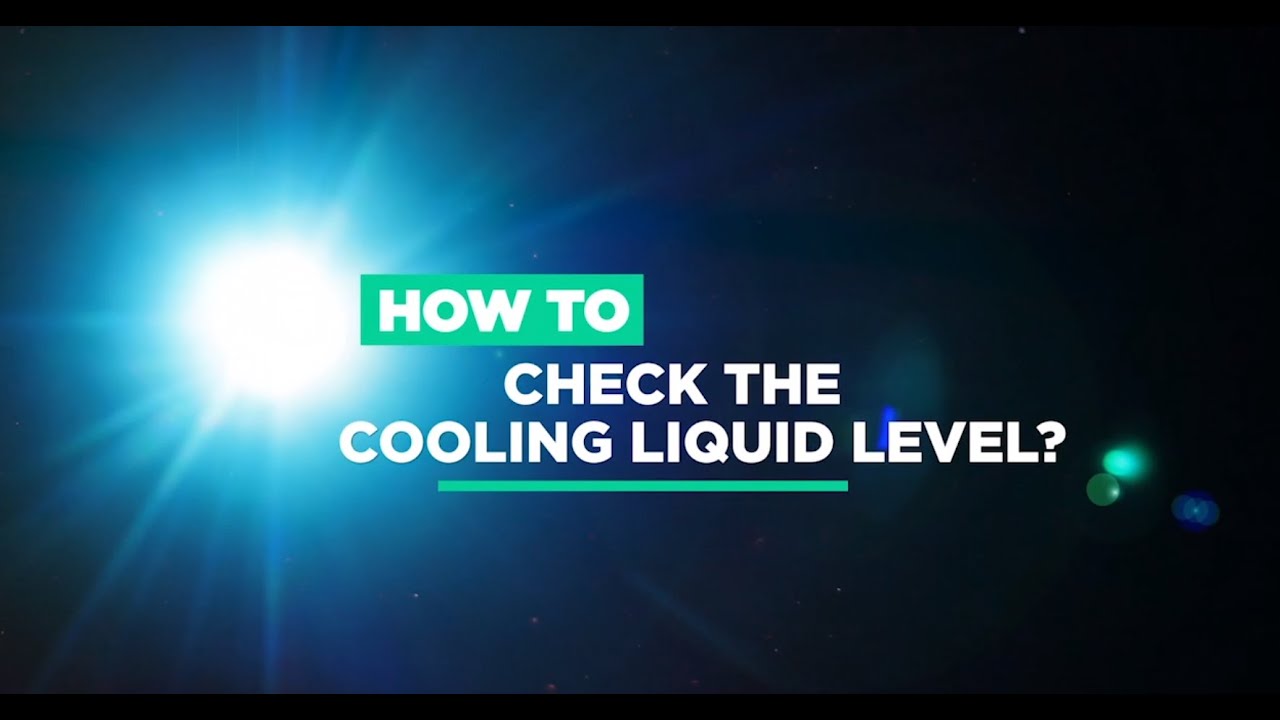 How to check the cooling liquid level - YouTube