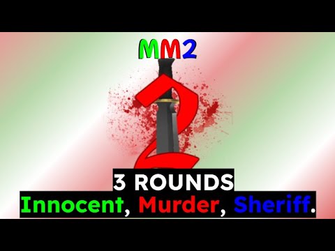 MM2 As: Innocent, Murder, and Sheriff. (sus2) - YouTube
