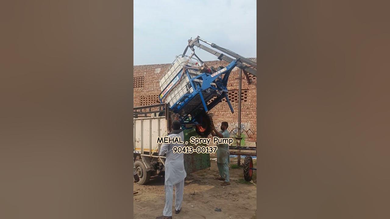 MEHAL Spray Pump Loading to Dhuri , 90413-00137 #hardwork #spraypump #agriculture # mehal_mansa ...