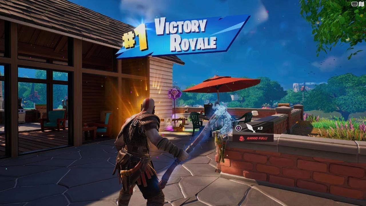 Kratos (God Of War) Solo Victory Royale - Fortnite Chapter 4 Season 1 ...
