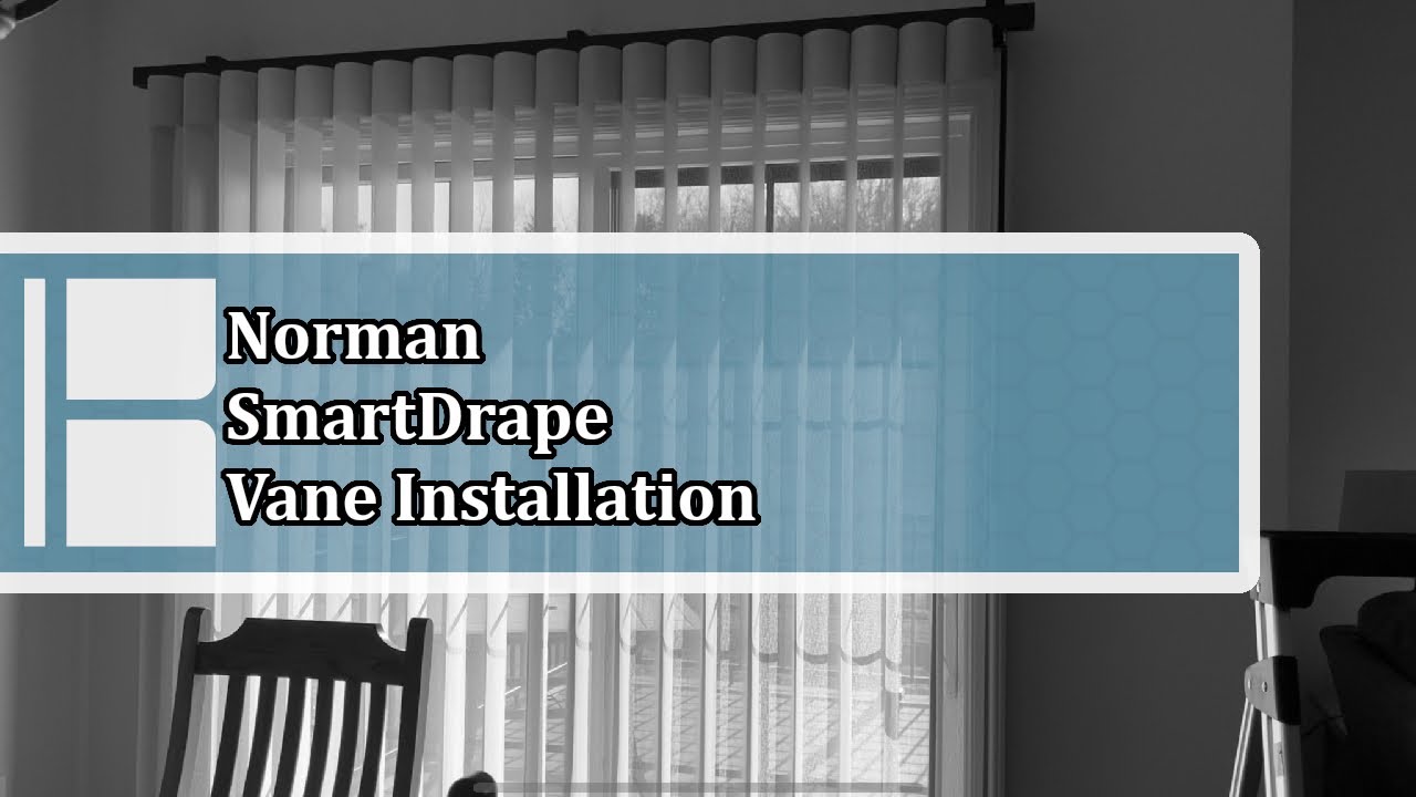 Norman Window Fashions | SmartDrape Vane Installation - YouTube