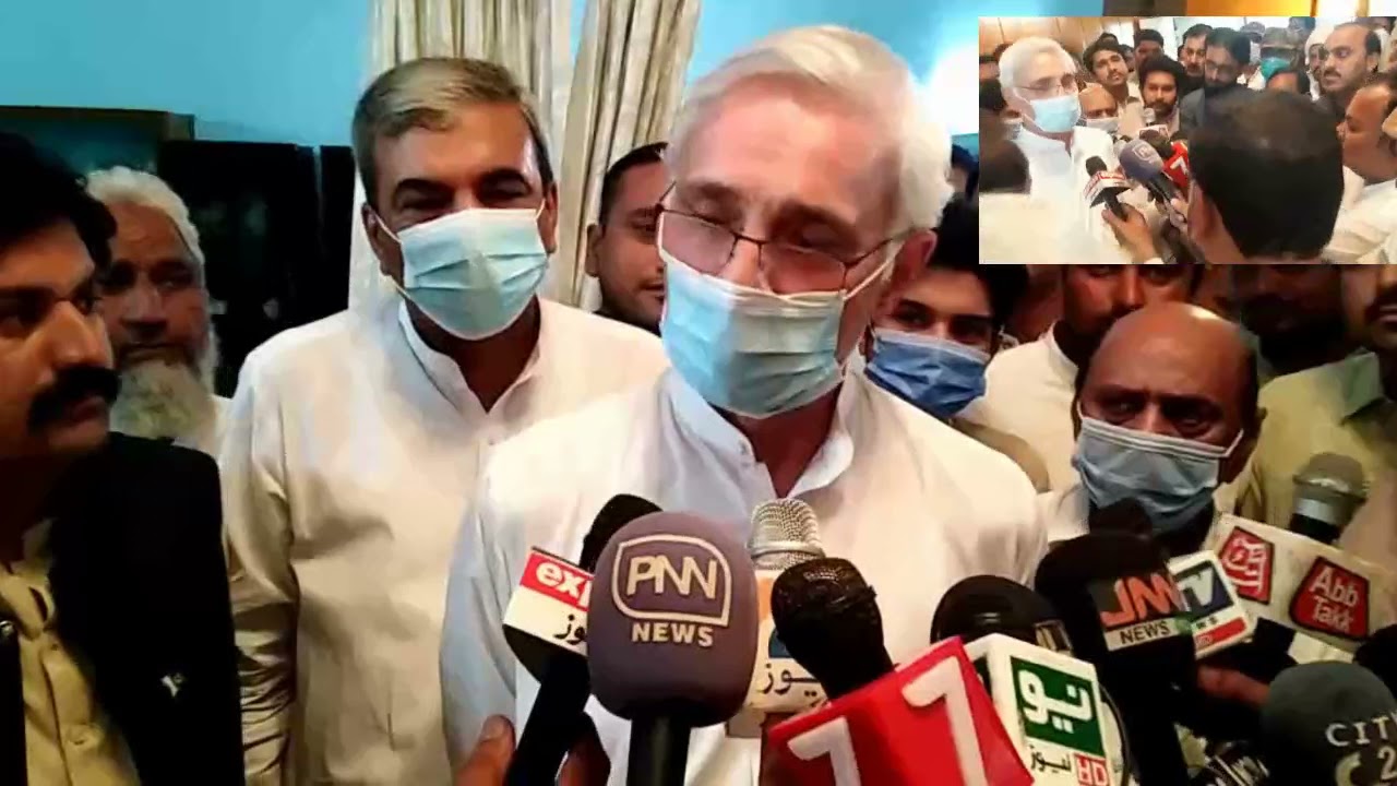 Media talk with Jahangir Tareen in Kahror pakka |stand with PTI |Govt ...