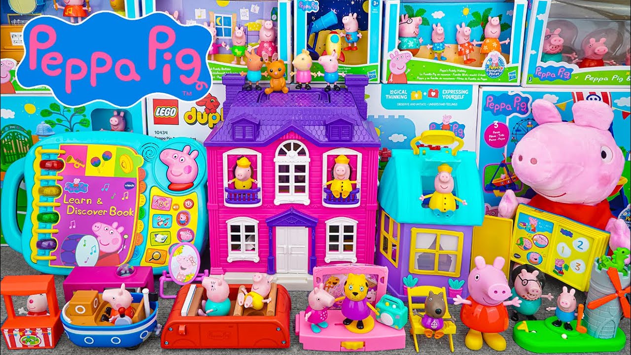 101 Minutes Satisfying with Unboxing Peppa Pig Playset, Cute Doll Toys ...