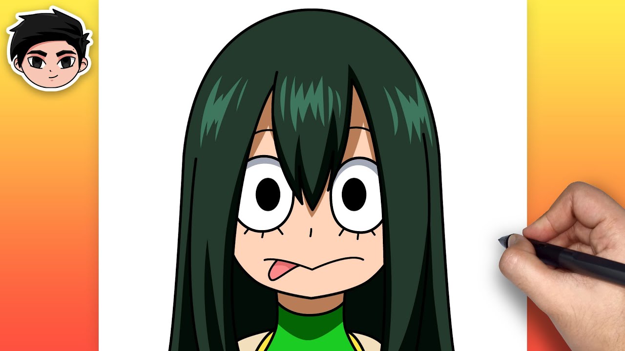 How To Draw TSUYU ASUI | My Hero Academia - Step By Step Easy For ...