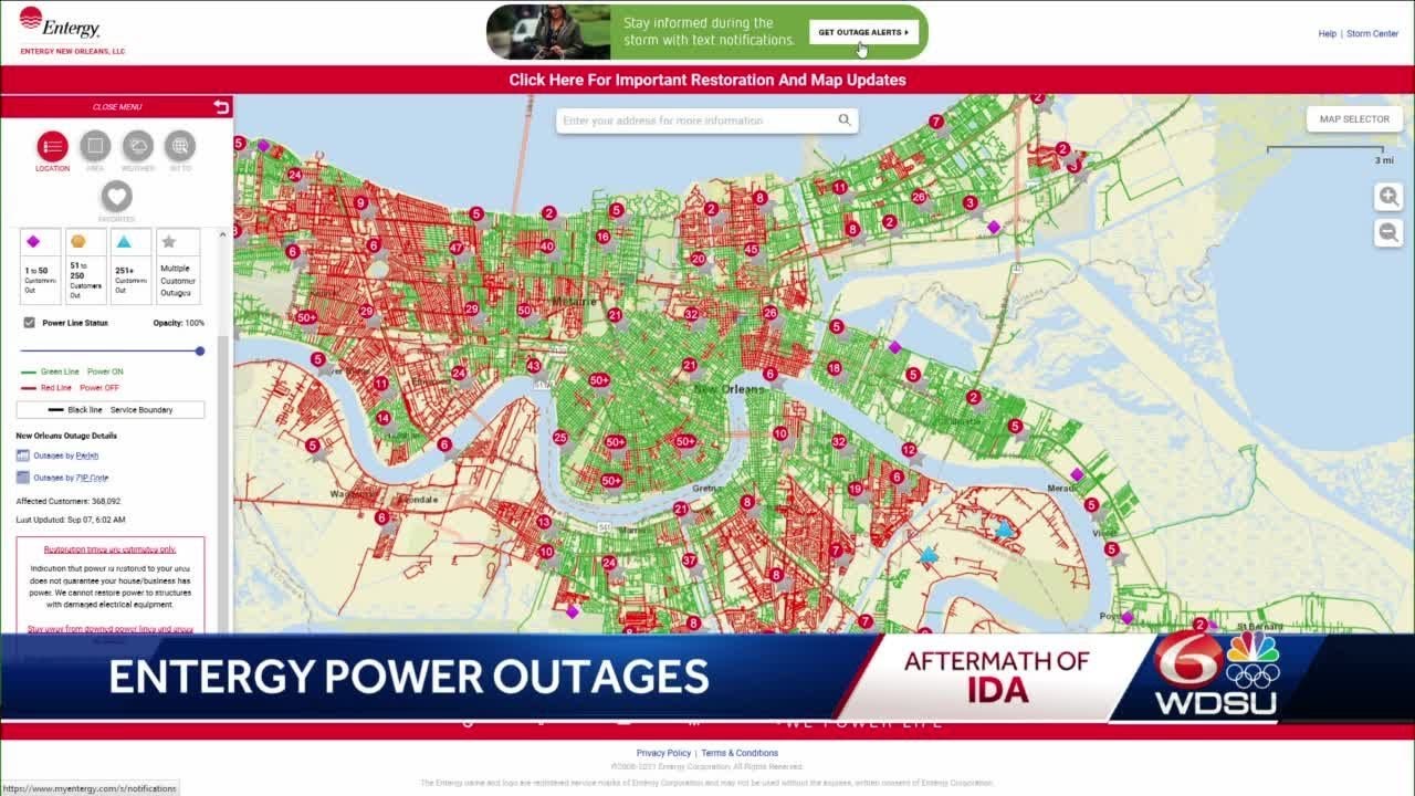 Tuesday power outage update - YouTube