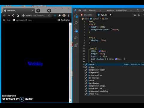 css animation only html and css wobble animation part 1 - YouTube