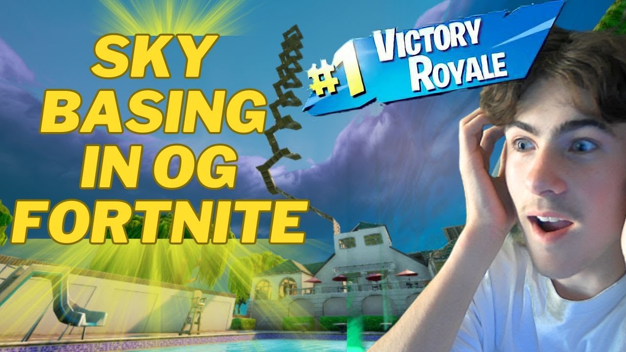 Can You Sky base in OG Fortnite? - YouTube