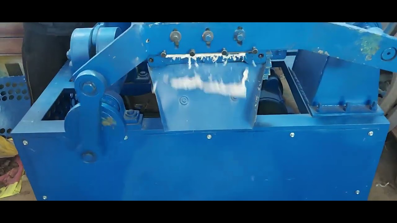 COTTON YARN CUTTING MACHINE - YouTube