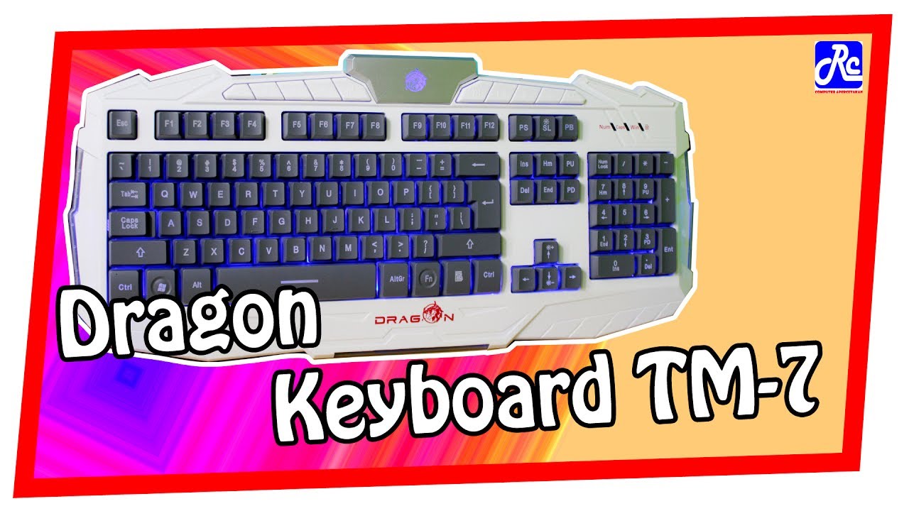 Keyboard Gaming Dragon tm7 - YouTube
