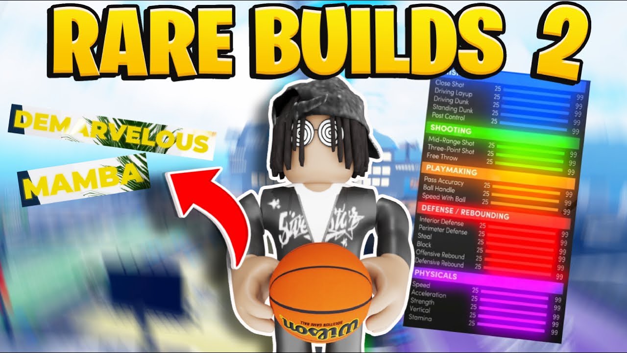 HOW TO MAKE RARE BUILDS 2 | Demarvelous , Half-Amazing And Mamba (RH2 ...