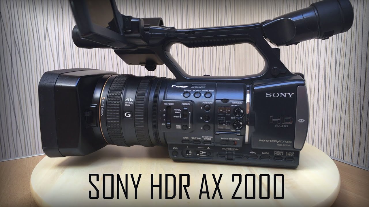 Тест камеры SONY HDR AX 2000 Озеро Абрау Дюрсо - YouTube