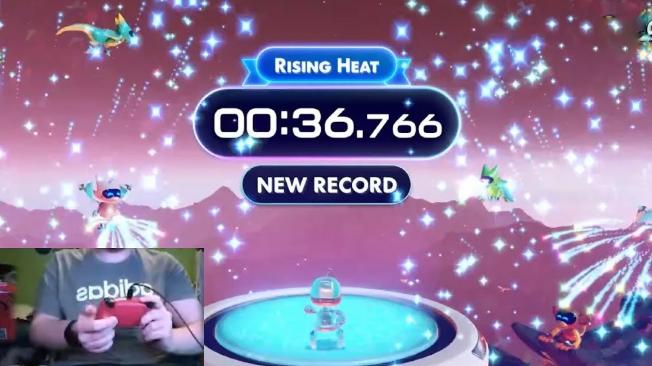 Top 20 Astro Bot Rising Heat Free DLC Speedrun 36.766 - YouTube