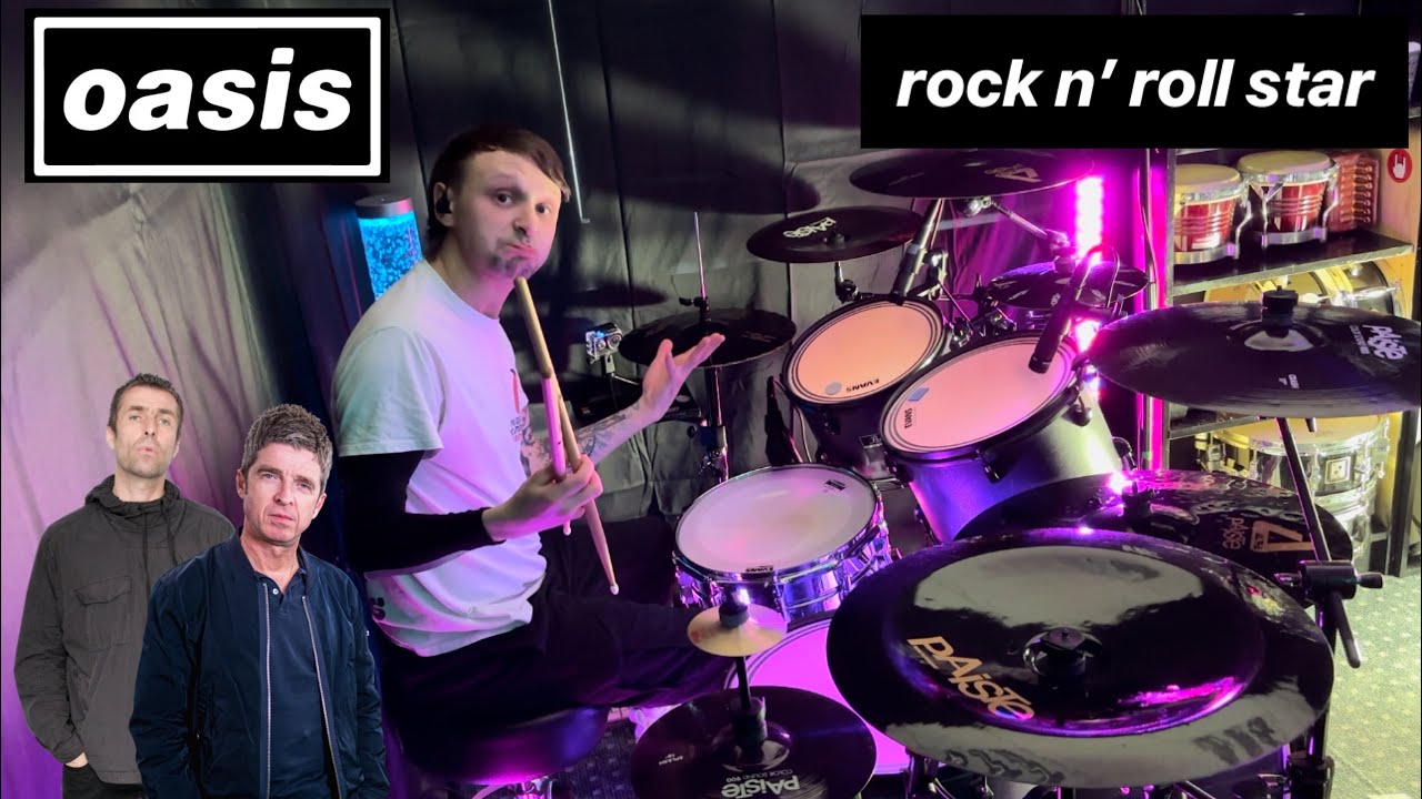 Oasis - Rock n’ Roll Star | Drum Cover by RhuDrummer - YouTube