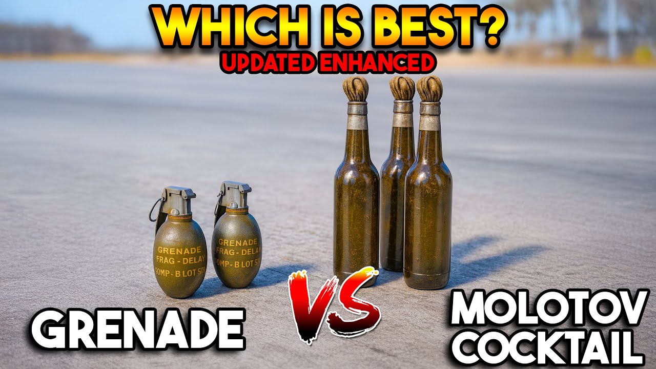 GTA 5 ENHANCED : GRENADE VS MOLOTOV COCKTAIL (WHICH IS BEST WEAPON ...