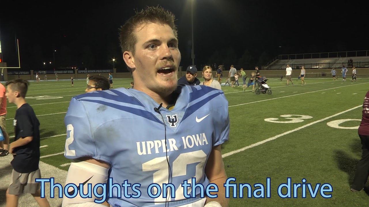 UIU Football Post Game with Brent Lammers - YouTube