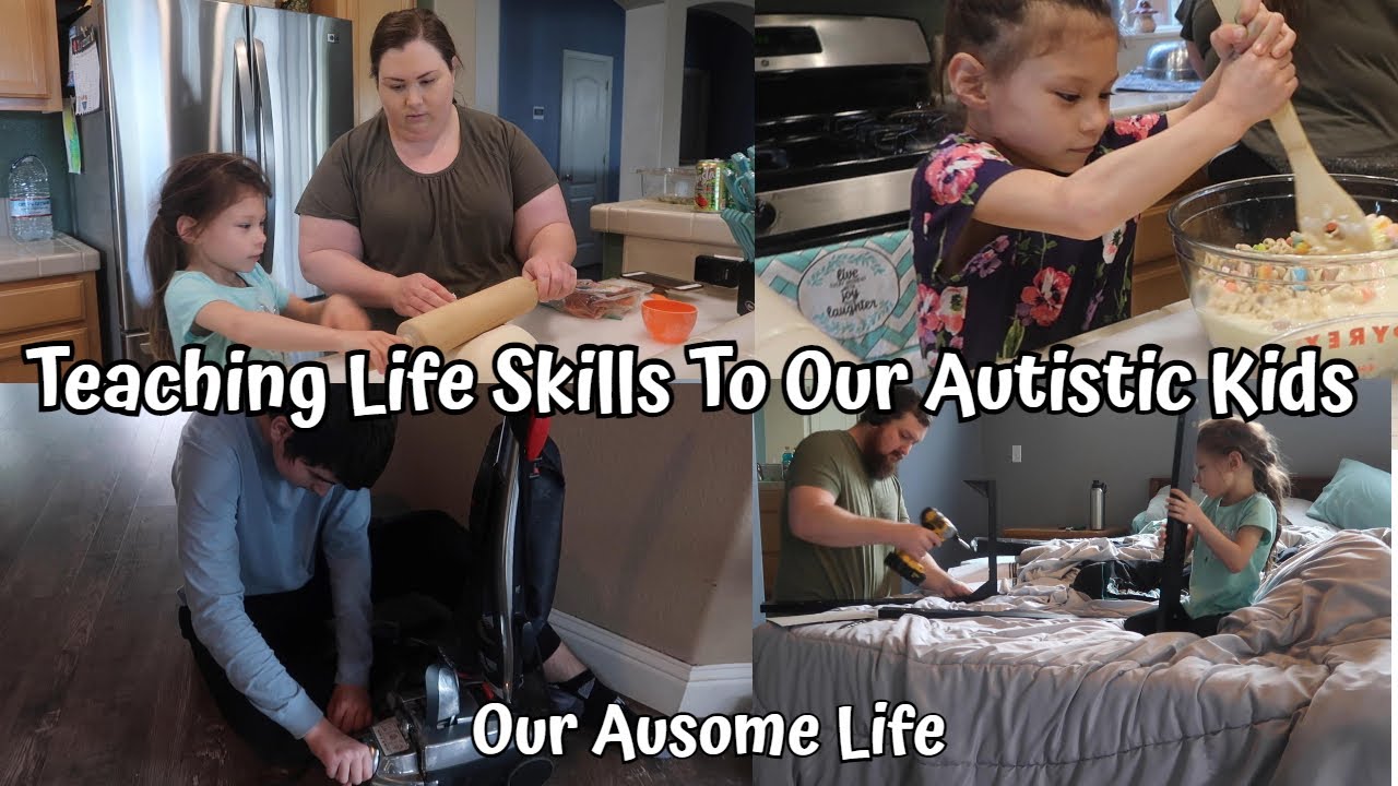 Everyday Life Skills for My Autistic Kids! - YouTube