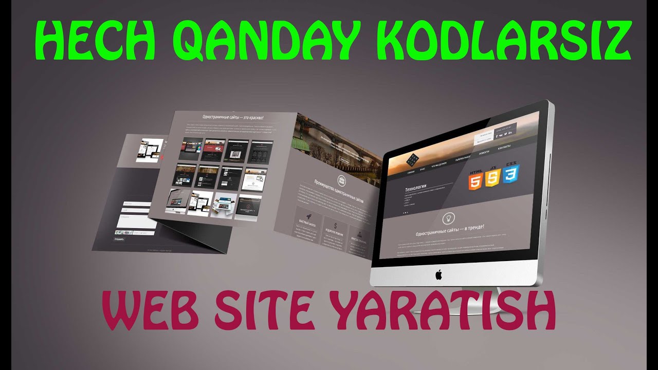 Hech qanday kodlarsiz STATIK WEB sayt yaratish #ideal #zamonaviy #uzb ...