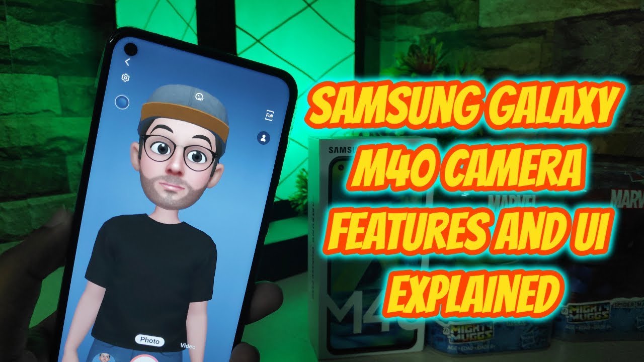 Samsung Galaxy M40 Camera Features and UI Explained in Hindi - YouTube
