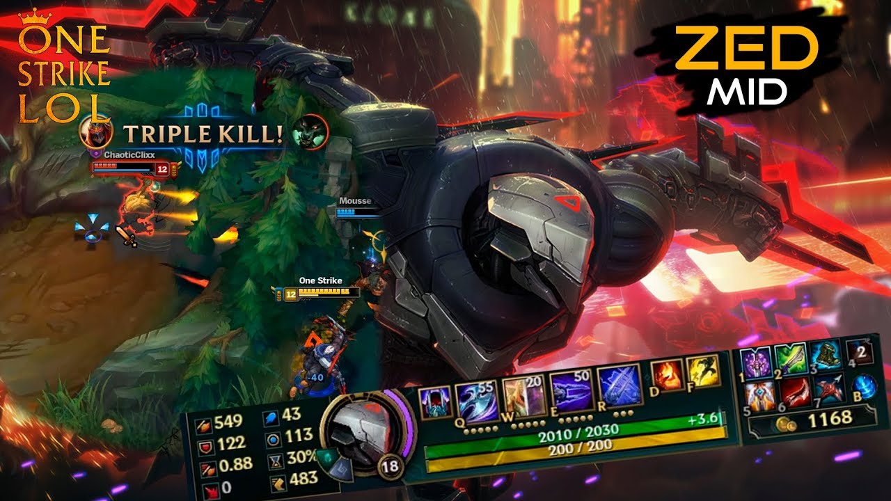 ZED MID S8 | Runas y objetos (Gameplay) - YouTube