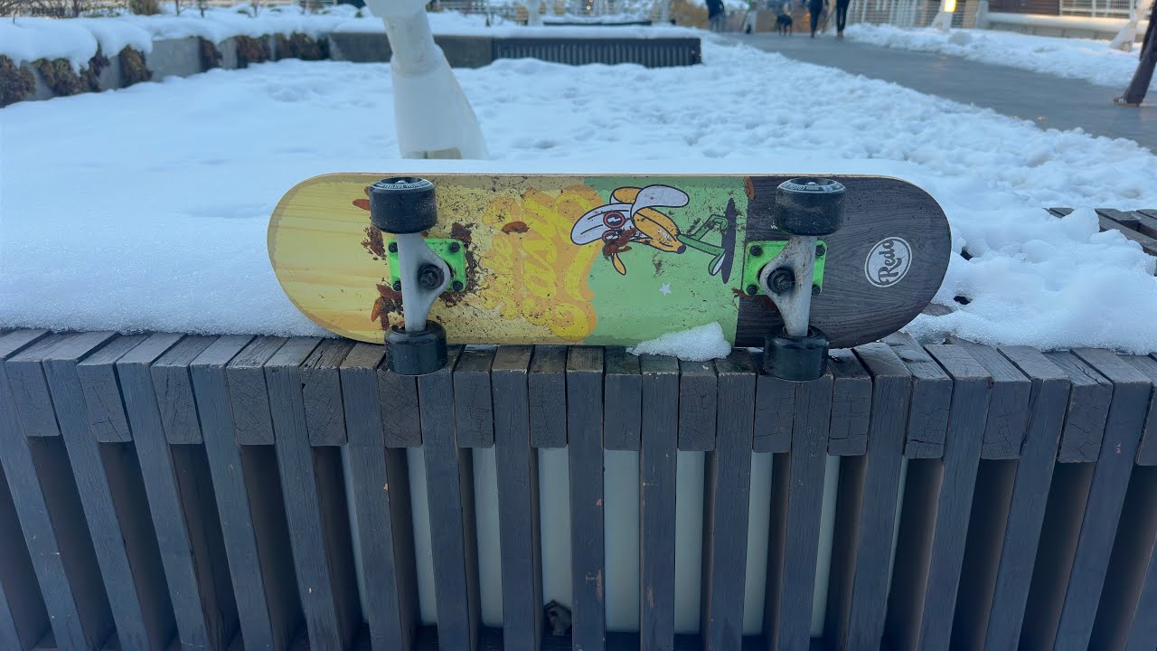 Winter Skateboarding In Downtown Denver - YouTube