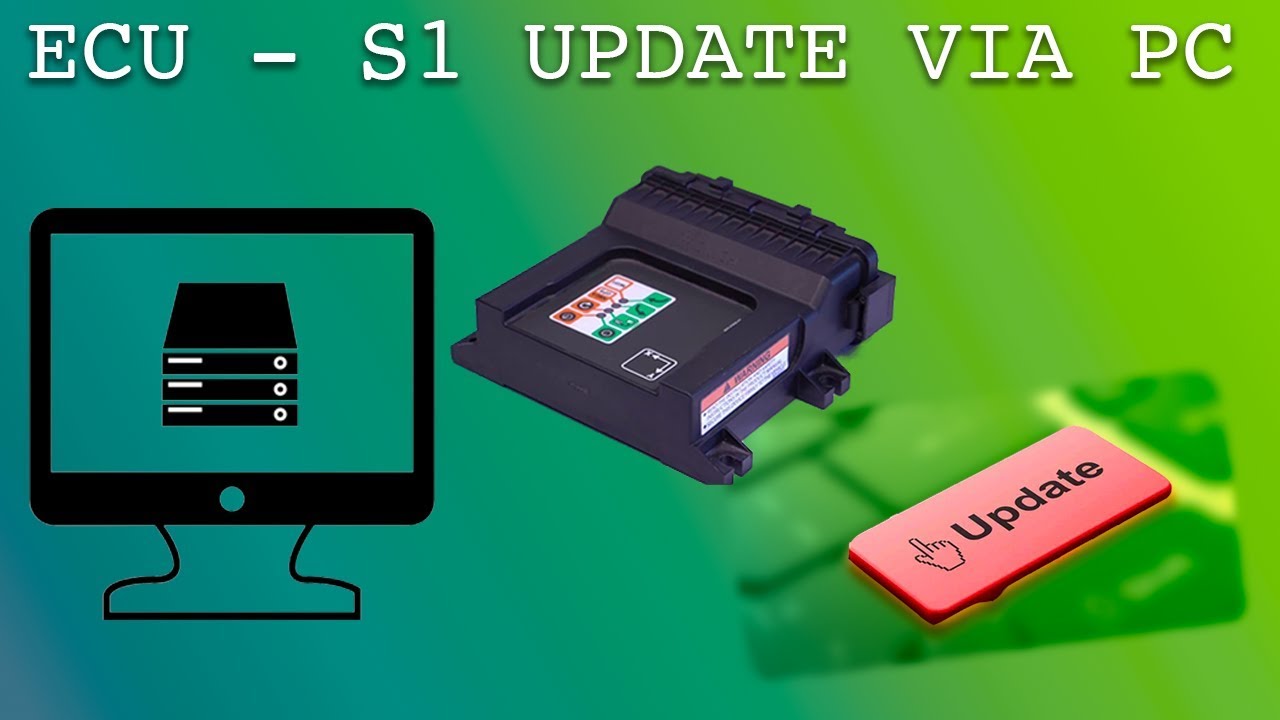 ECU - S1 firmware update via Desktop Computer - YouTube