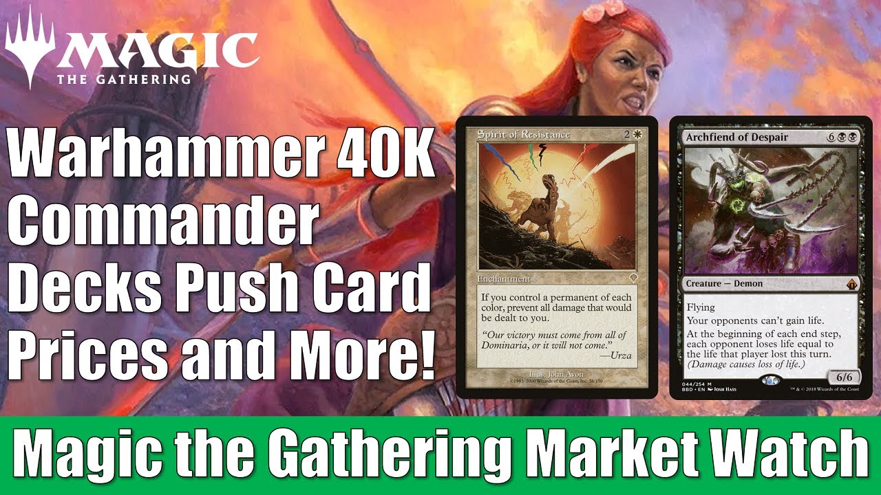 MTG Market Watch: Warhammer 40K Commander Decks Push Card Prices and ...