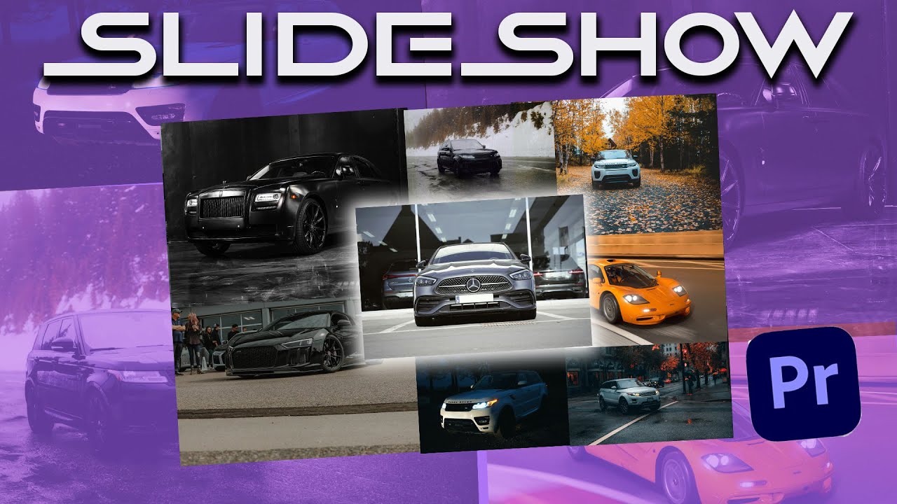 SIMPLE CAR SLIDESHOW IN PREMIERE PRO - YouTube