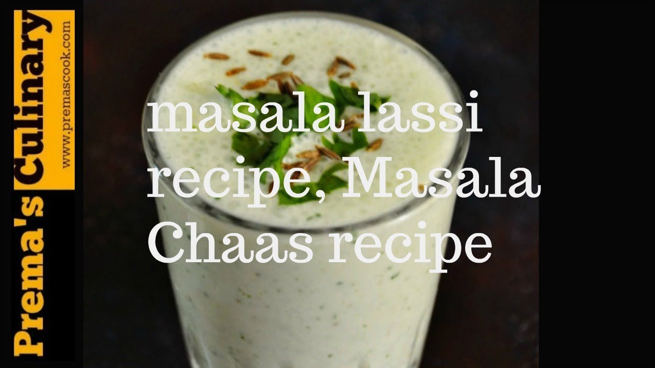 Easy chaas recipe, masala chaas, masala lassi recipe, spiced lassi recipe - YouTube