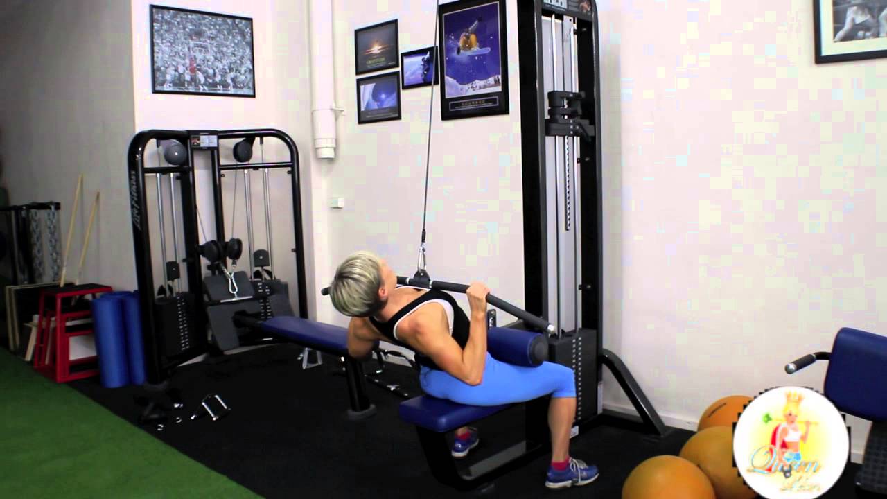 Lean Away Lat Pull Down - YouTube