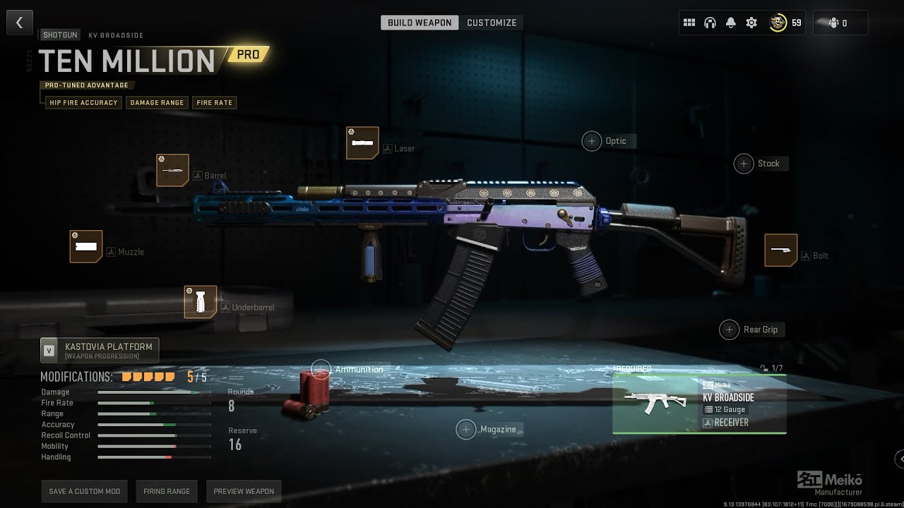 100% MOST OVERPOWERED KV BROADSIDE SETUP! 🔥 Best KV BROADSIDE Class ...