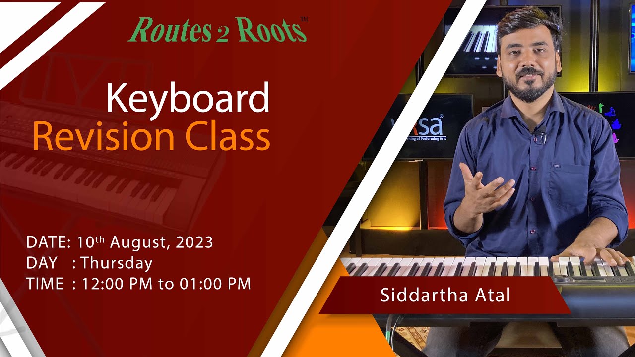 Revision Keyboard Class #keyboard | Guru Siddartha Atal | 10th August ...